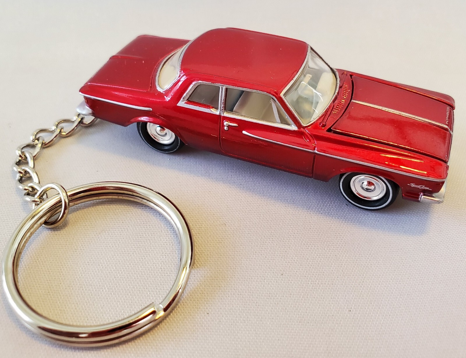 Keychain 1962 Plymouth Fury Sport Red ' 62 Rare Key Chain | eBay