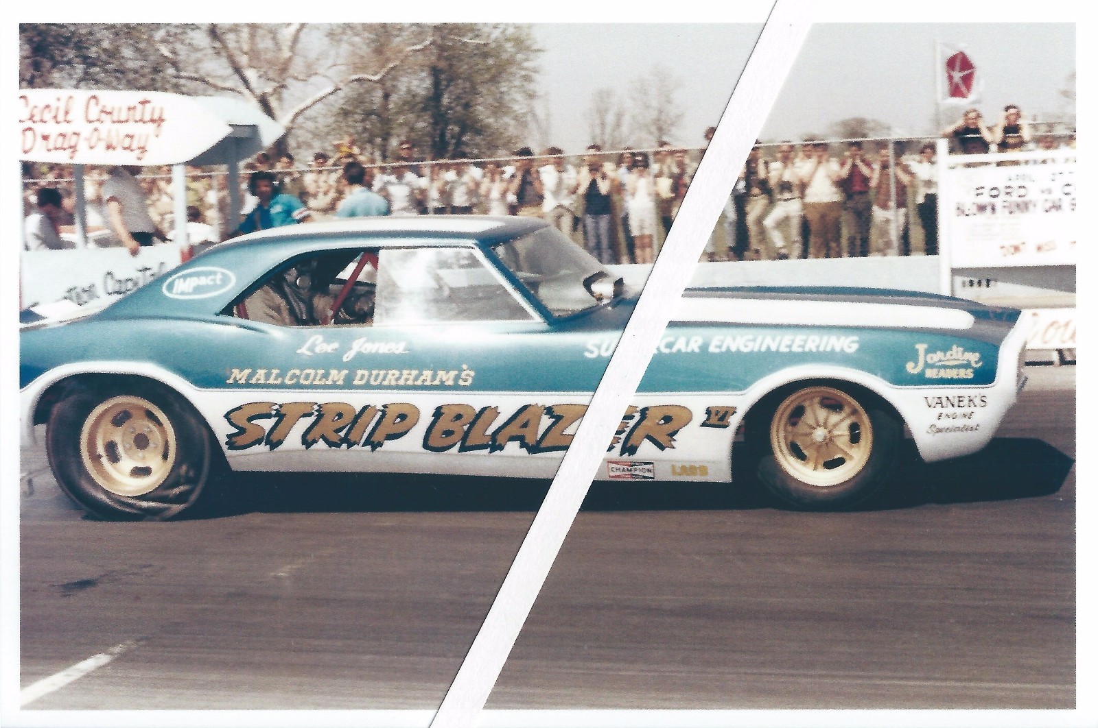 1960s Drag Racing-Malcolm Durham-STRIP BLAZER VI-'68 Camaro AA/FC-Cecil ...