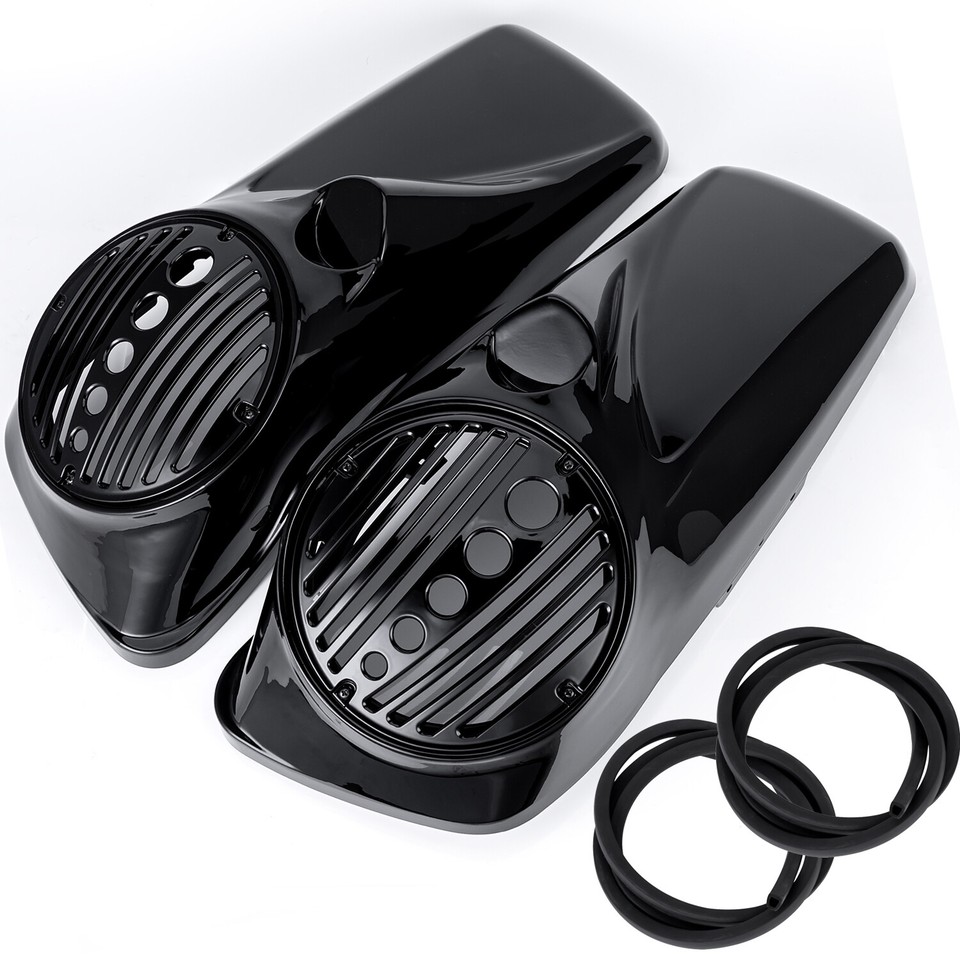 8" Speaker Lids w/ Tweeter port for Harley Touring Models FLHT Classic ...