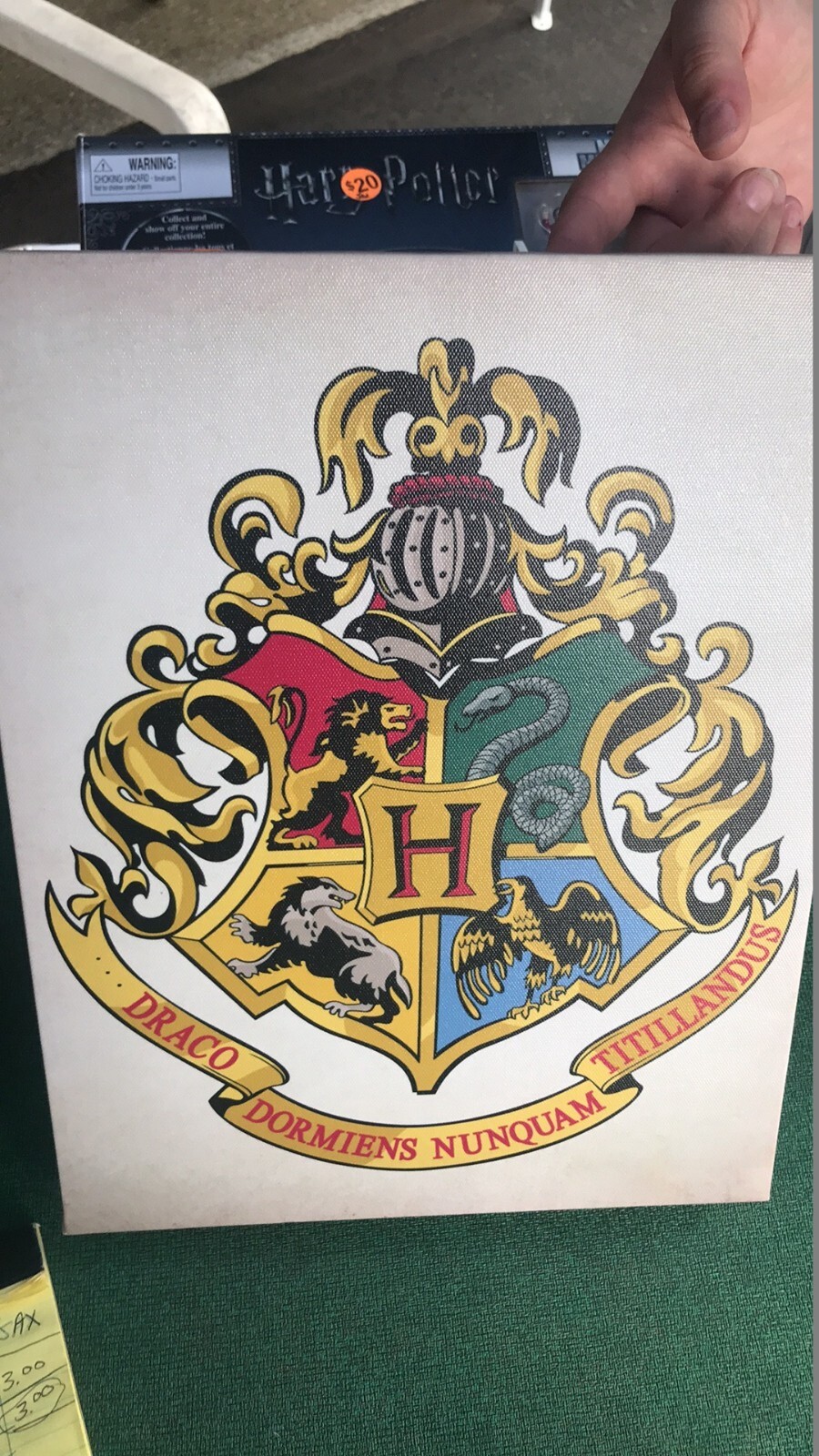 HARRY POTTER CANVAS WALL PICTURE DRACO DORIEMS NUNQUAM TITILLANDUS | eBay