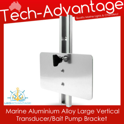 Alumium Alloy Adjustable Transducer Bracket Flat Large - Boat/Marine ...