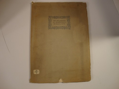 The Declaration Of Independence Of The United States Of America /1943 ...