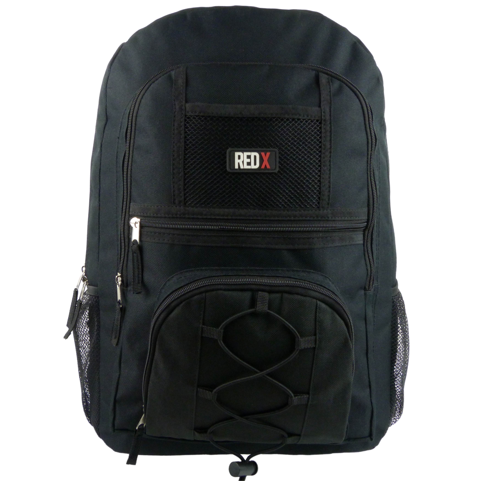 Mens Boys Black Backpack by RED X ® Rucksack School College Uni Bag ...
