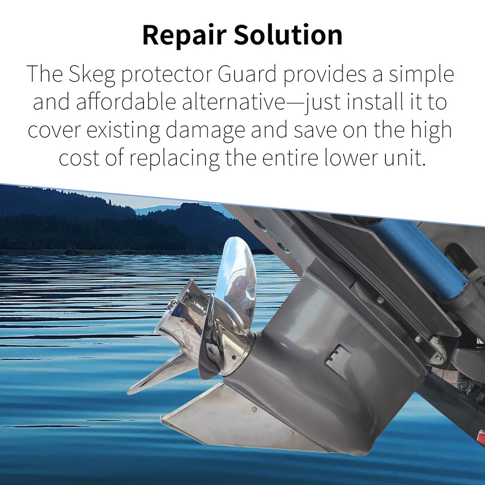 27061 Skeg Guard Protector Safe-Skeg for Mercury 75HP 90HP 115HP 4 ...