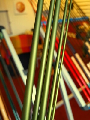 Bloke fly rod blank XL50 11' 3wt 5-piece Czech/Euro nymphing. Matt sage ...