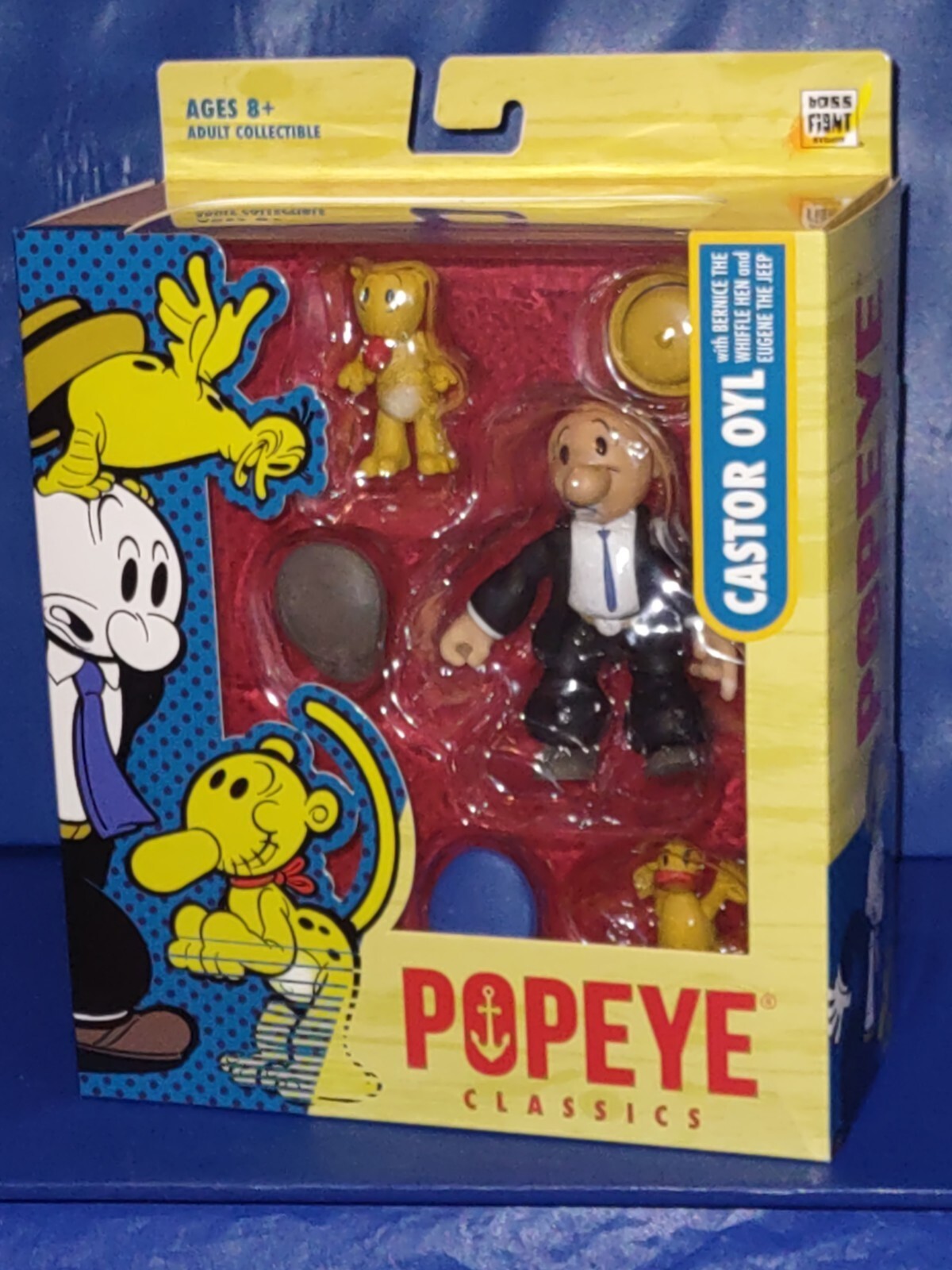 POPEYE DELUXE 1:12 SCALE FIGURE SET BLUTO OLIVE OYL CASTOR OYL BOSS ...