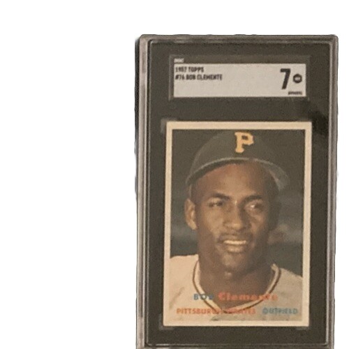 1957 Topps SGC 7 Bob Clemente Gorgeous Centered Baseball Card #76 🔥🔥🔥 ...