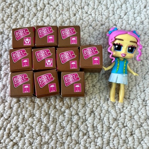 Boxy Girls Mini Trinity 3" & 10 Mini Shipping Boxes Filled With ...