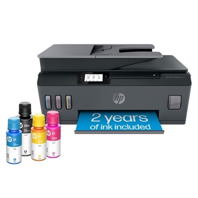 New, HP Smart Tank Plus 570 Wireless All-in-One Ink Printer w/ 2 Years ...