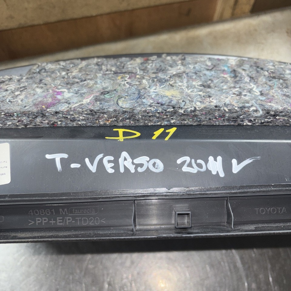 TOYOTA VERSO T2 VALVEMATIC 2011 BLACK GLOVE BOX STORAGE COMPARTMENT ...