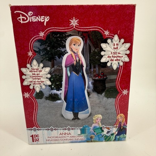 Disney Frozen Anna Gemmy Photorealistic Christmas/Party Inflatable 5ft ...