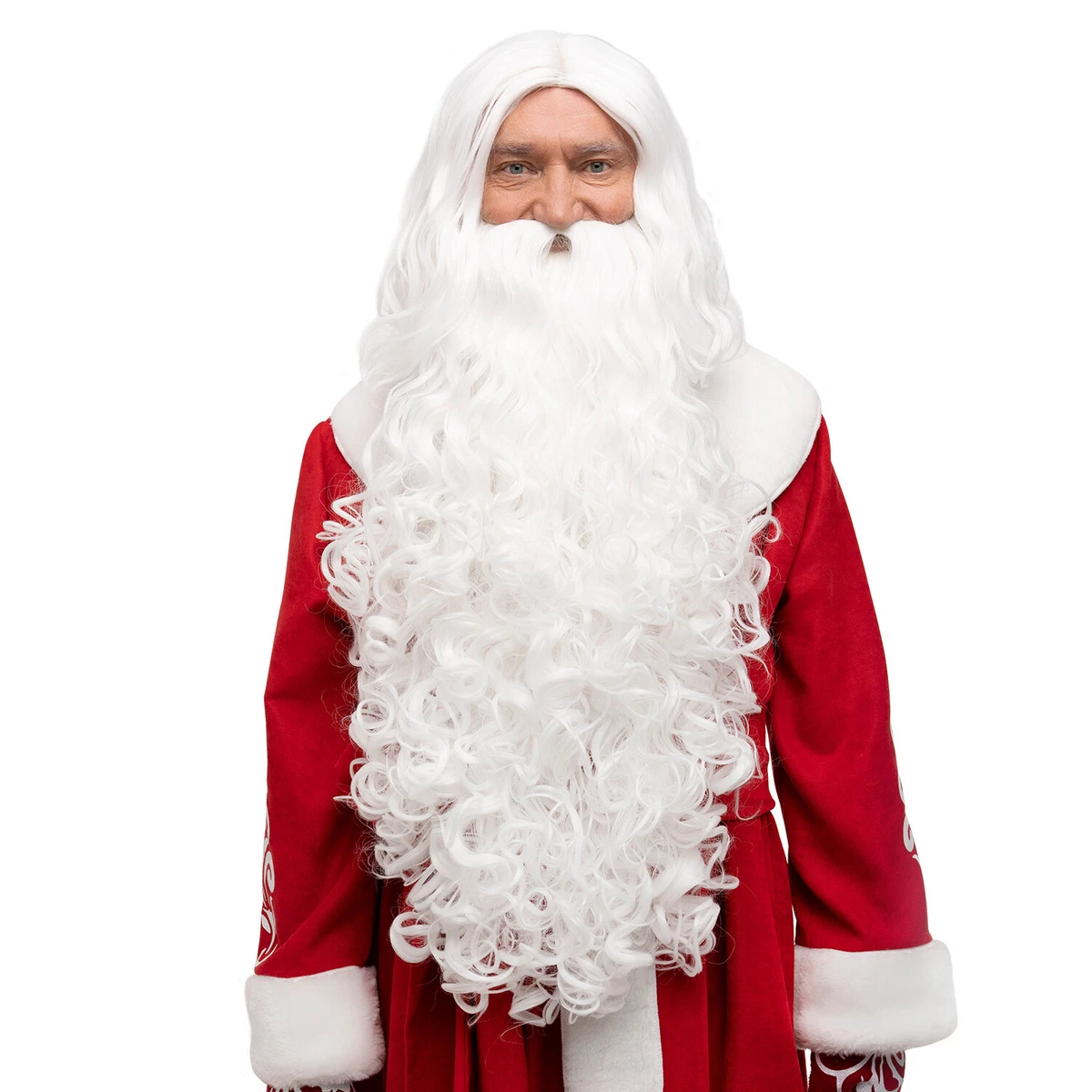 White Santa Beard