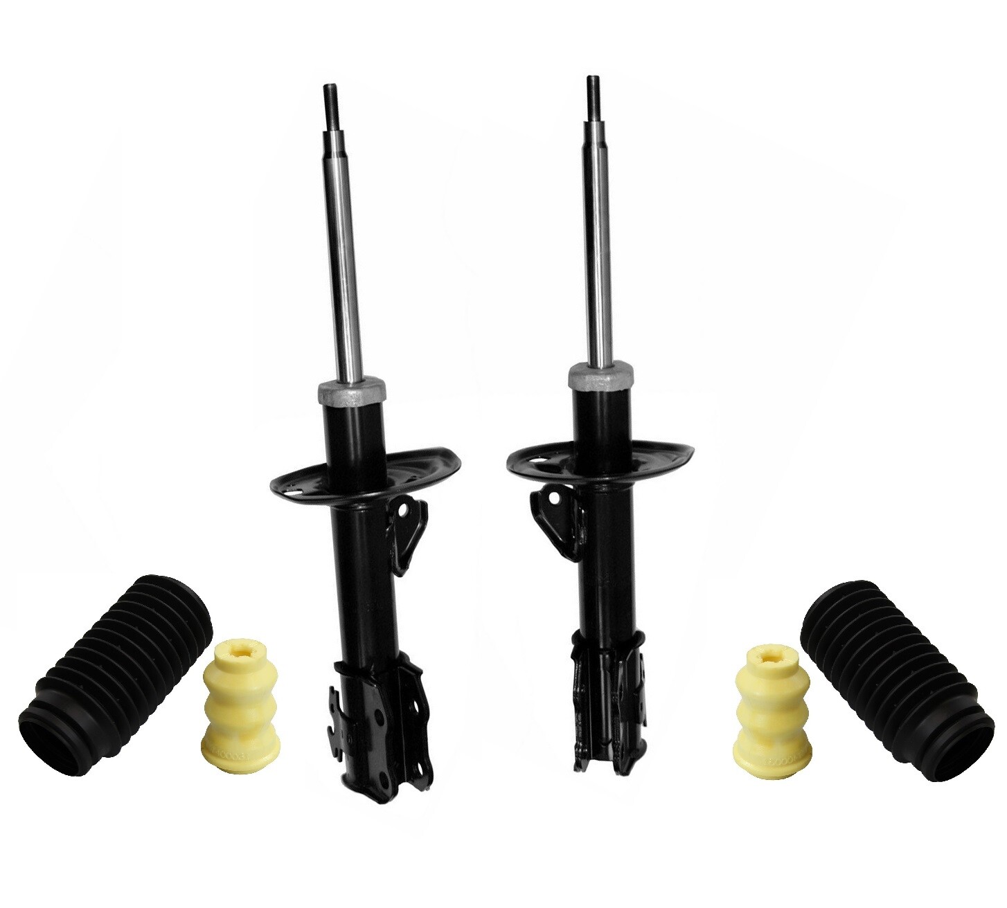 Monroe Front Left Right Struts & Boot Kits For Toyota Prius C 12-15 ...