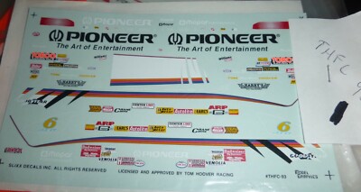 SLIXX DECALS 1017 THFC-93 TOM HOOVER PIONEER NHRA TOP FUEL DRAGSTER 1/ ...