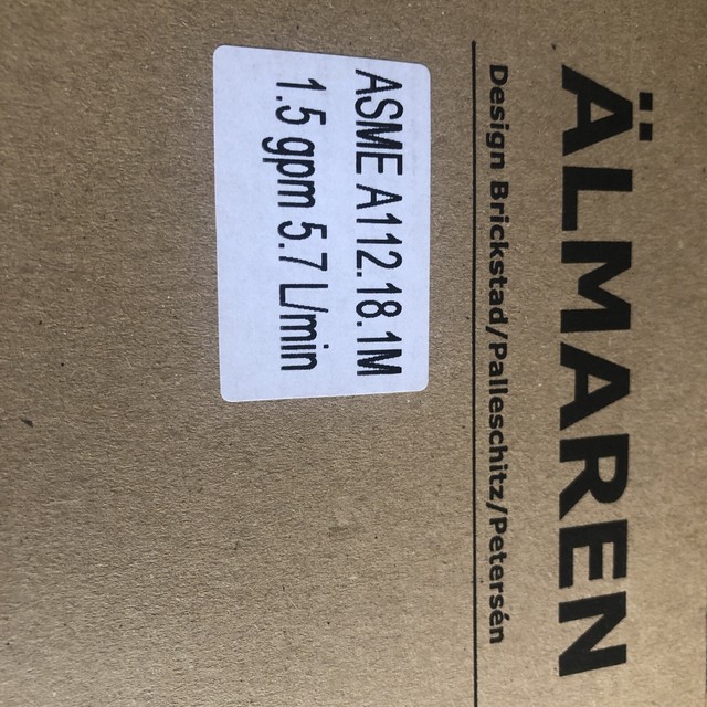 IKEA Almaren Älmaren Kitchen faucet stainless steel color 503.416.43 ...