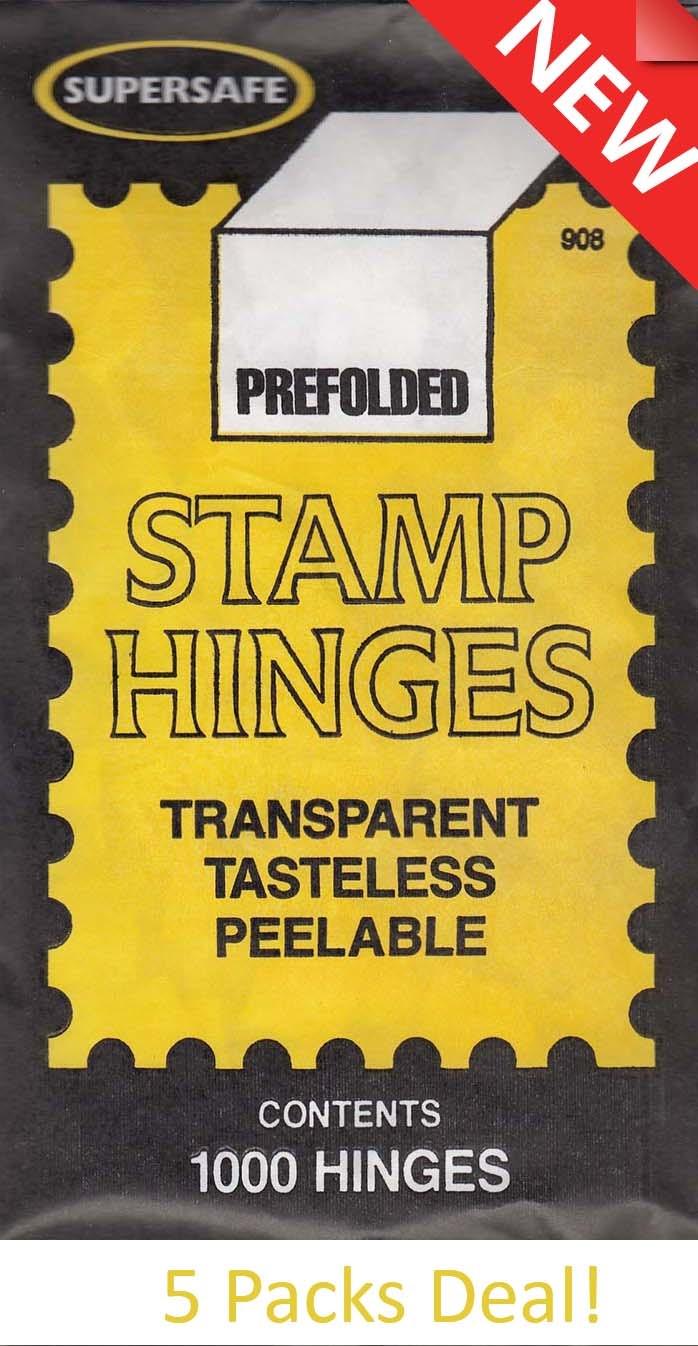 Prefolded Stamp Hinges 5 Packs Of 1000 Dealer Lot Wholesale Bulk ...