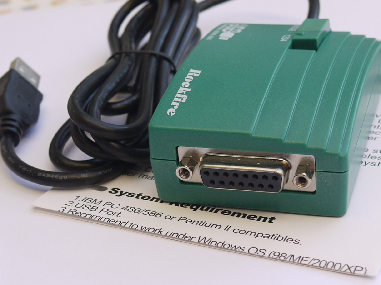 Rockfire RM-203 USB-Gameport Adapter - Joystick Konverter - CH ...