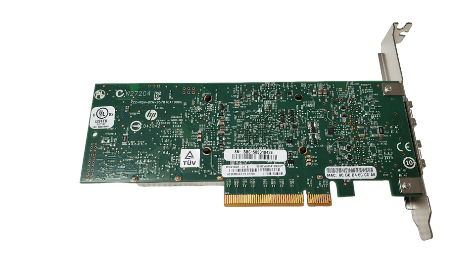 530SFP+ HP 10Gb Dual-Port Network Adapter 652501-001 Full Height No ...