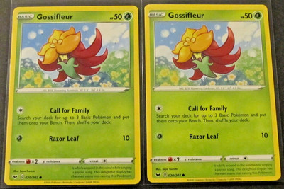 2 POKEMON CARD TCG/GOSSIFLEUR/020/202/COMMON/2020/COLLECTIBLE | eBay