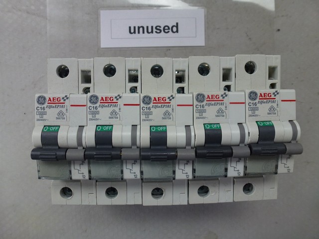 5 Piece AEG Elfa EP101 C16 + AEG Ca H, 5A, 240V ~ Unused | eBay