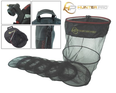 3mtr 10ft Keep Net with Bank Stick & Carry Bag. Hunter Pro Net & Stink ...
