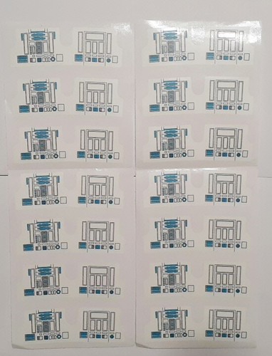 Vintage Star Wars R2-D2 x14 Replacement Stickers - No Need To Cut | eBay