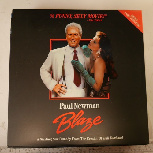 Blaze Stereo Laser Videodisc Laserdisc - Paul Newman - Lolita Davidovich | eBay