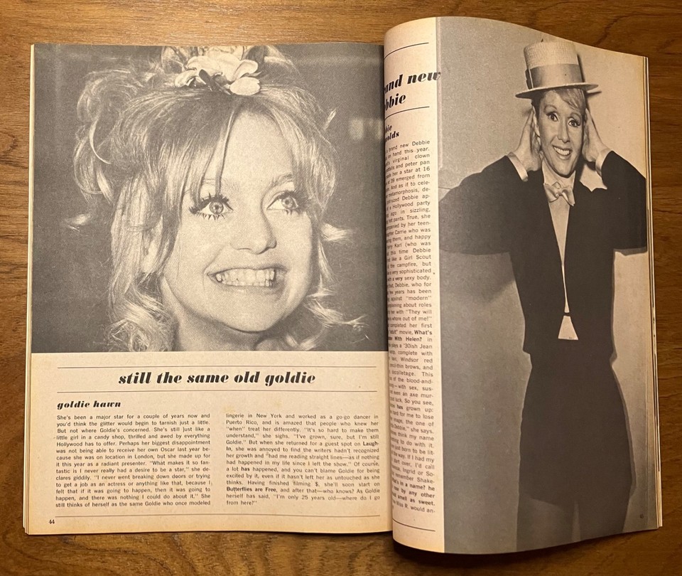 Screen and TV Album Oct 1971 Elizabeth Taylor Goldie Hawn Patty Duke ...