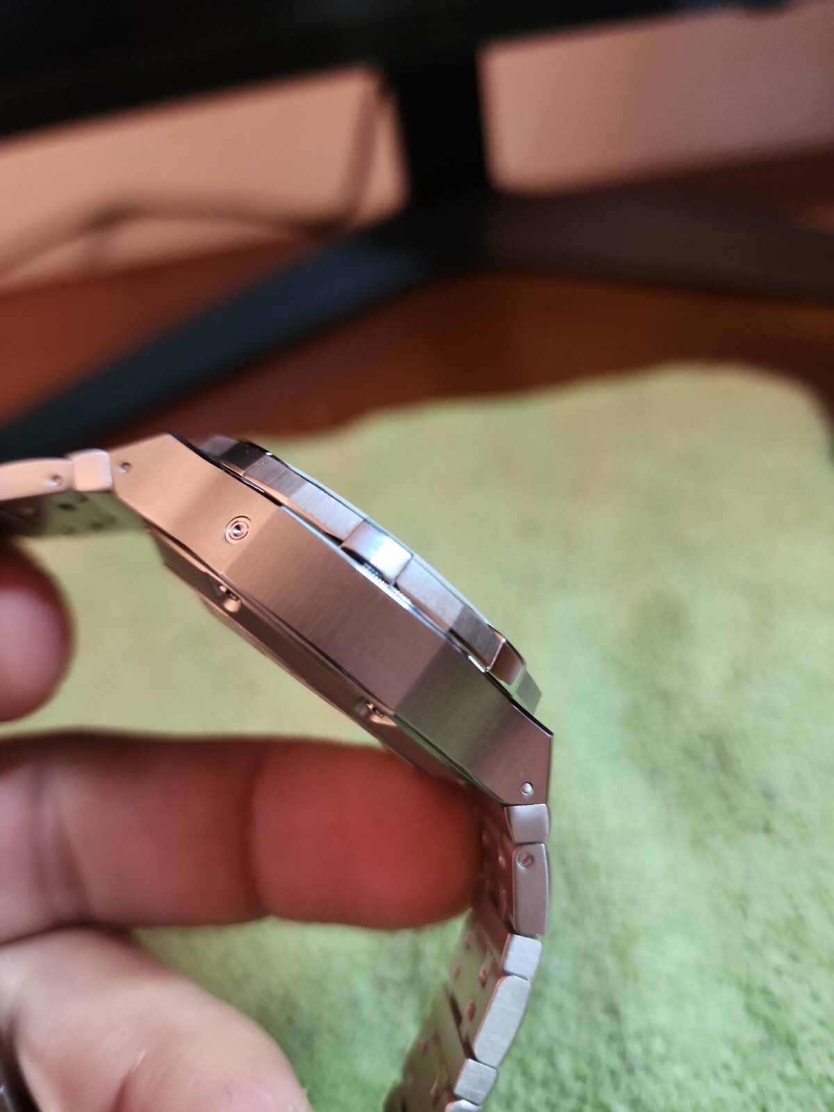 RARE! Concord Saratoga Chronograph Automatic Bracelet Watch 43mm Panda ...