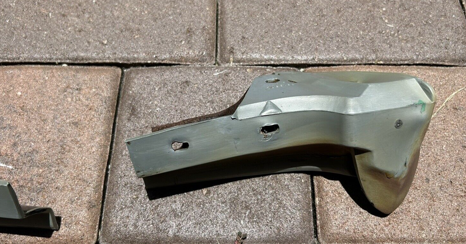 MOPAR PLYMOUTH BARRACUDA CUDA REAR BUMPER FILLER & ENDS 1972-1973-1974 ...
