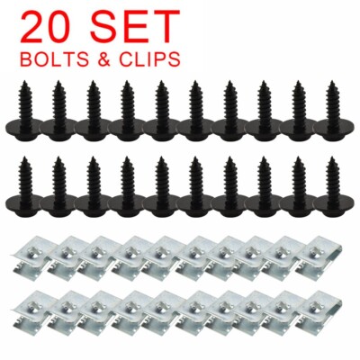 Undertray Clips For 1/3/5/6/7/X6 Under Engine Shield Guard Clips Bolts ...