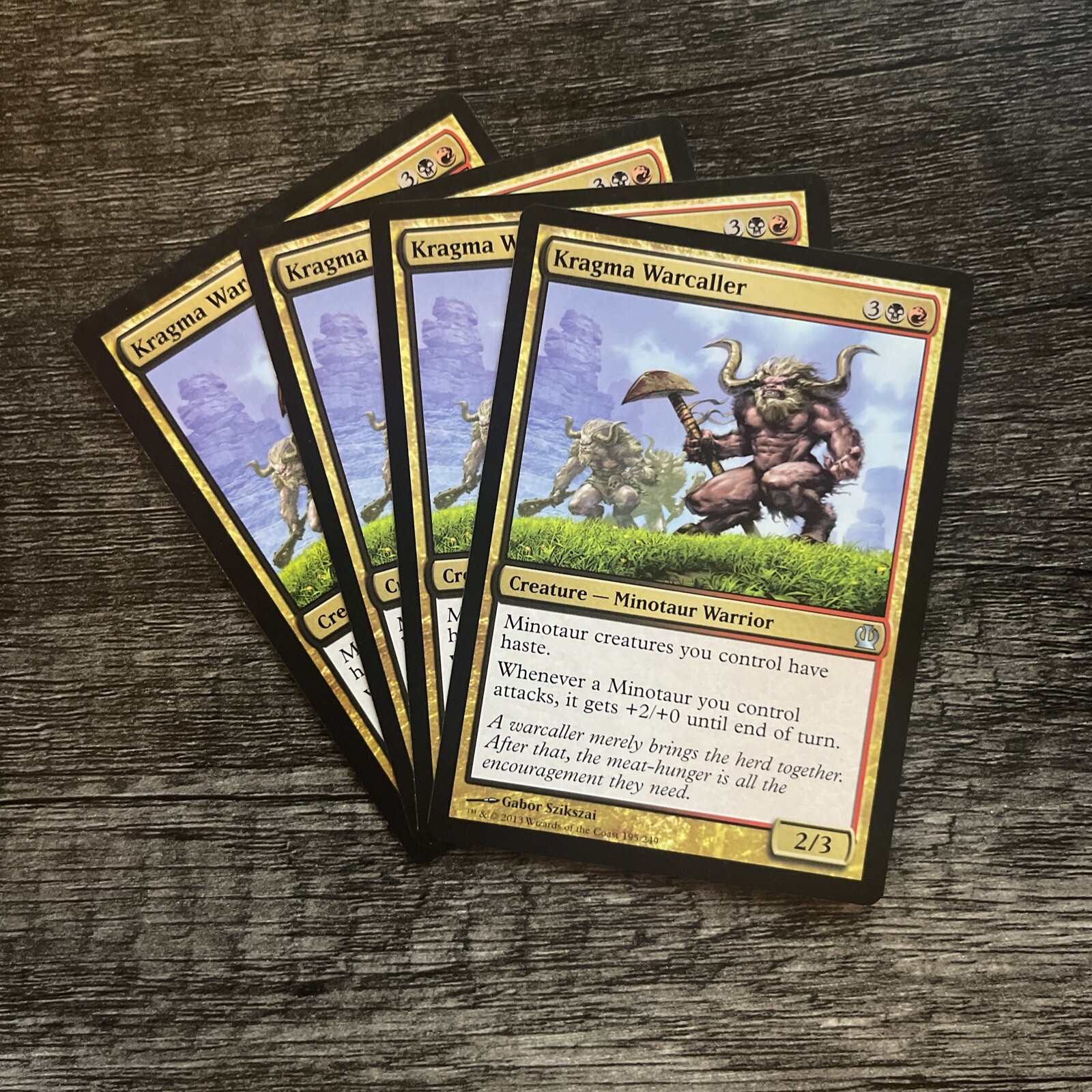 MTG 4x Kragma Warcaller x4 LP Theros | eBay