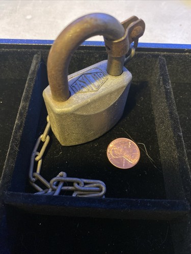 Vintage Taylor Lock With Chain — No key —B1418 | eBay