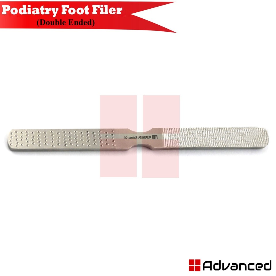 Chiropody Heavy Duty Foot Rasp Callus Filer Four Sided Podiatry Scraper ...