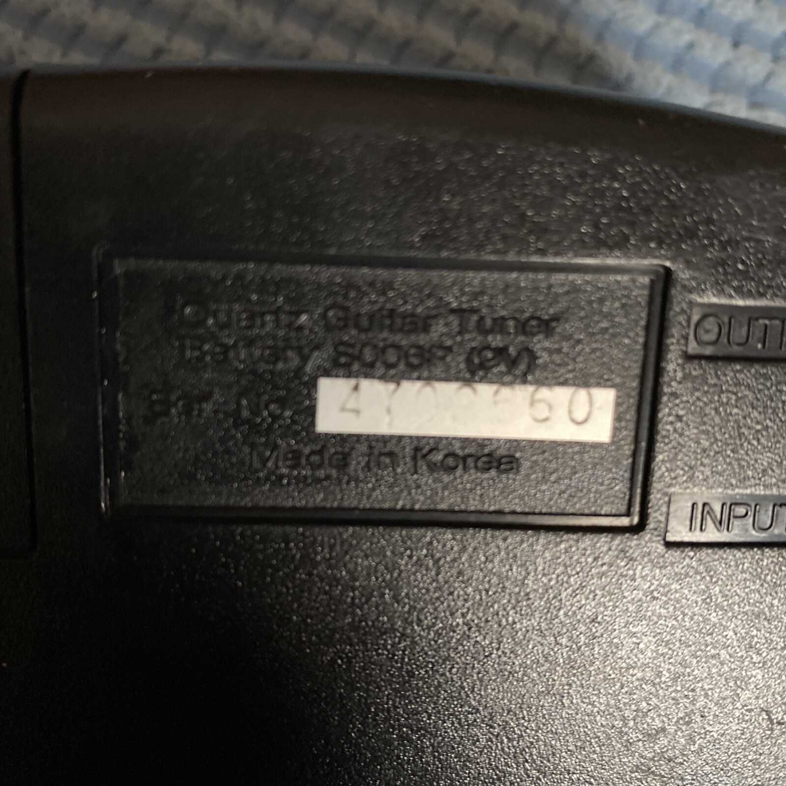 Matrix SR-1000 Quartz Guitar Tuner 9V Pre-owned | eBay