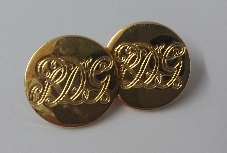 Genuine British Army RDG Royal Dragoon Guards Ceremonial Flat Buttons ...