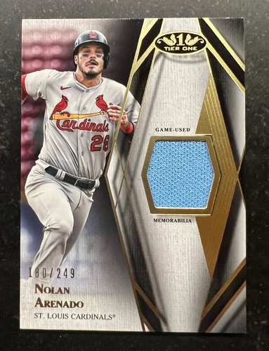 2022 Topps Tier One Relics Nolan Arenado 180/249 | eBay