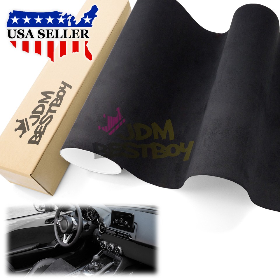 Velvet Stretchable Suede Textured Car Vinyl Wrap Sticker Decal Sheet ...
