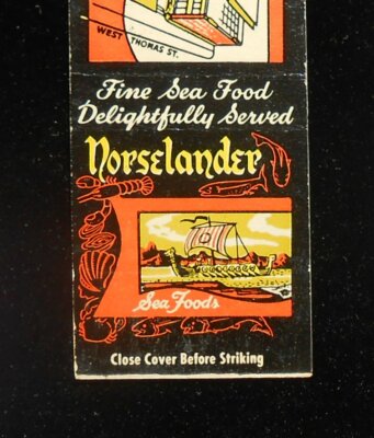 1940s? Norselander Sea Foods Viking Room Third & Thomas Seattle WA ...