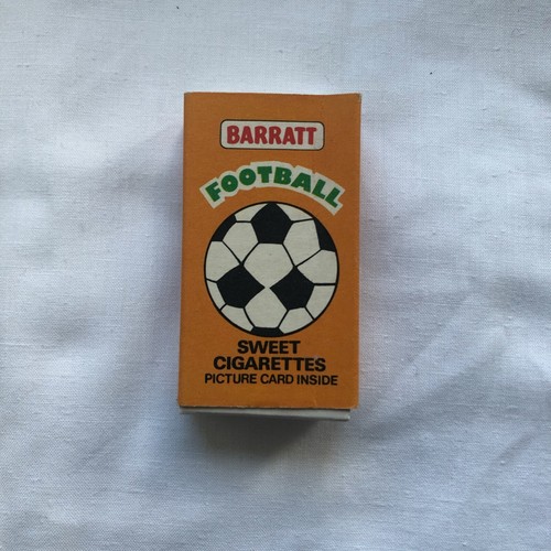 Vintage Barratt 1979 Football Empty Complete Sweet Cigarette Packet ...