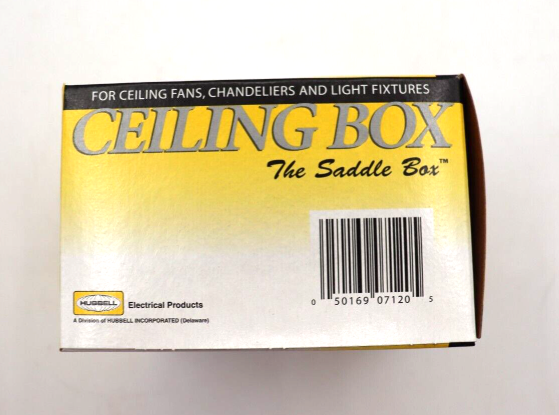 RACO 4-in. Round, Non-metallic Ceiling "Saddle Box", No. 7120, for ...