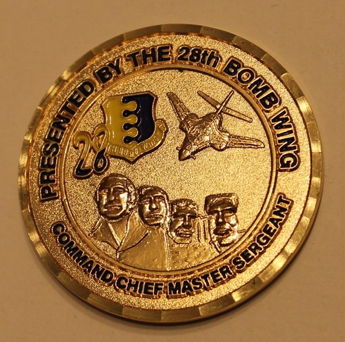 28th Bomb Wing B-1 Bomber Command Chief Air Force Challenge Coin | eBay