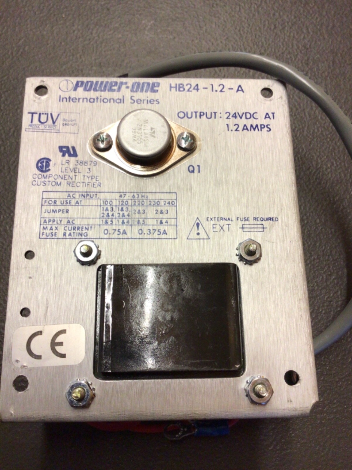 POWER-ONE POWER SUPPLY HB24-1.2-A OUTPUT 24VDC 4D | eBay