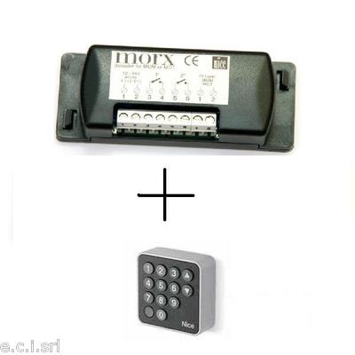 Nice EDS + Morx Numeric Keypad Automation For Condominium Ama Postino ...
