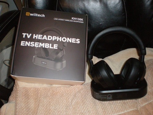 Swiitech KH136K Low Latency Wireless Headphones TV Headphone Ensemble | eBay