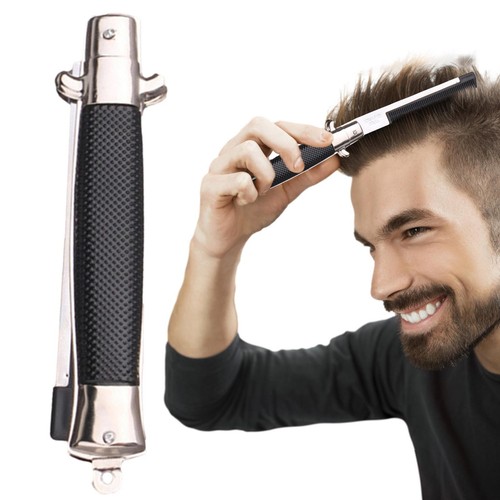 Metal Pocket Folding Flick Hair Comb For Beard, Mustache, Hair | eBay