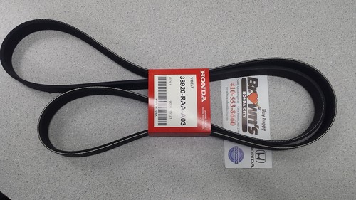 GENUINE HONDA ACCORD 2.4L 4Cyl SERPENTINE A/C DRIVE BELT 38920-RAA-A03 ...