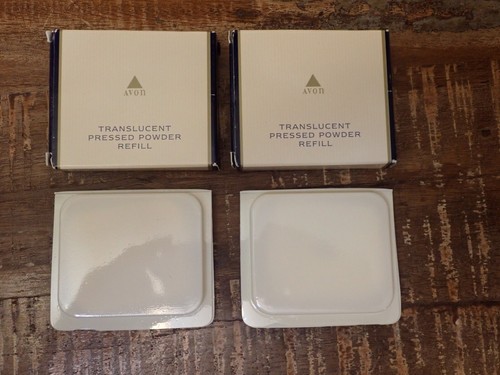 vintage Avon translucent pressed powder compact refill makeup .4 oz NOS ...