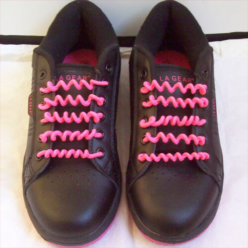 Curly Shoe Laces No Tie Elastic Twisty Spiral Unisex Kid Adult ...