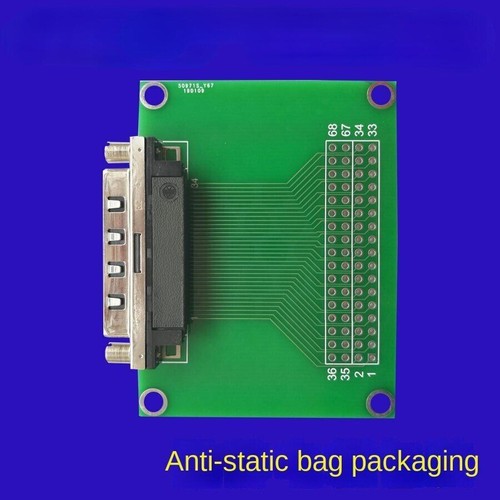 VHDCI 68 Small SCSI 68 Female Adapter Plate Terminal Block Terminal ...